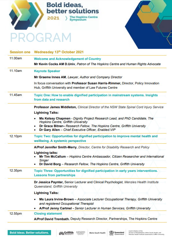 BIBS21 virtual – Webinar One - Bold ideas better solutions 2021 - Hopkins Centre